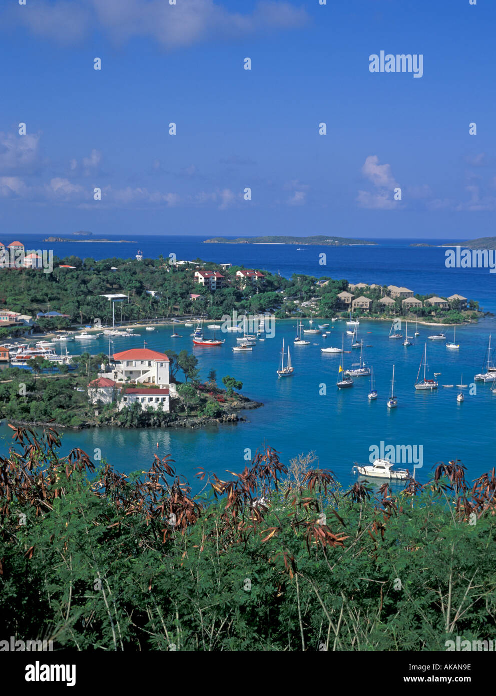 Cruz Bay St John US Virgin Islands Stock Photo - Alamy