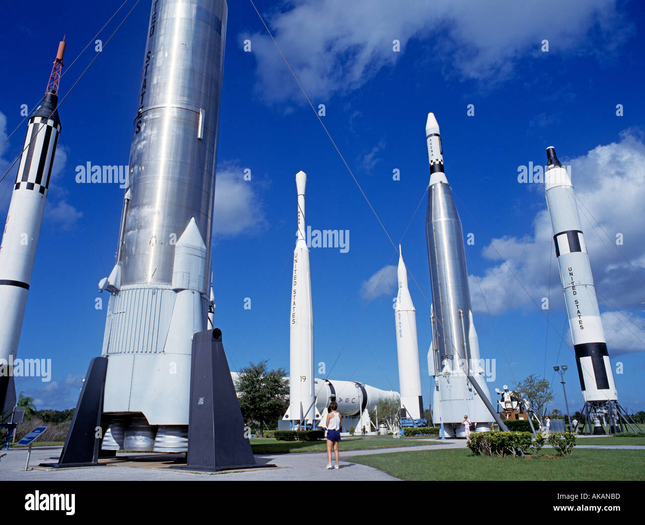 Missiles and rockets on display at Kennedy Space Center Cape Canaveral ...
