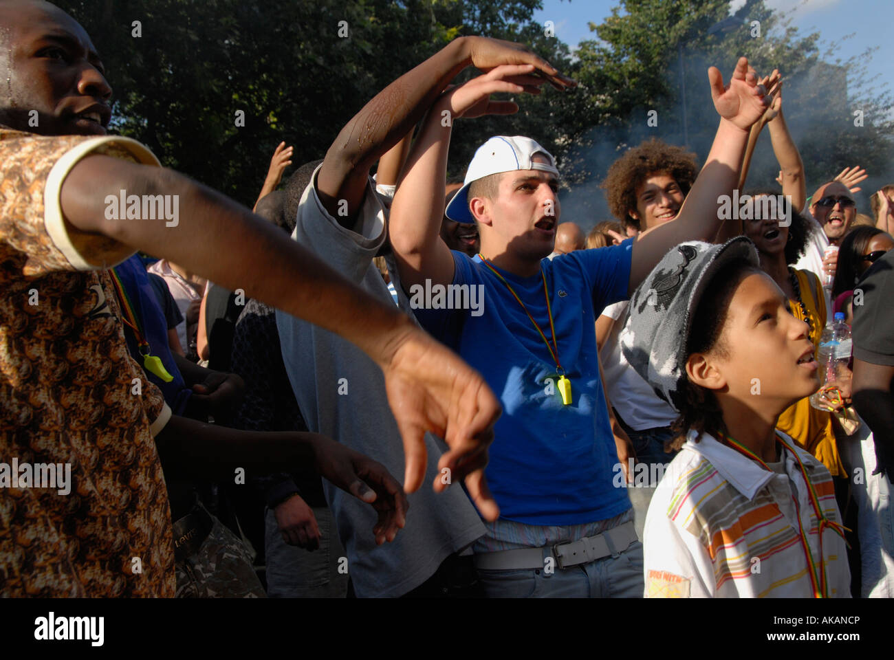Young people dancing and listening to rap music backstreets Notting ...