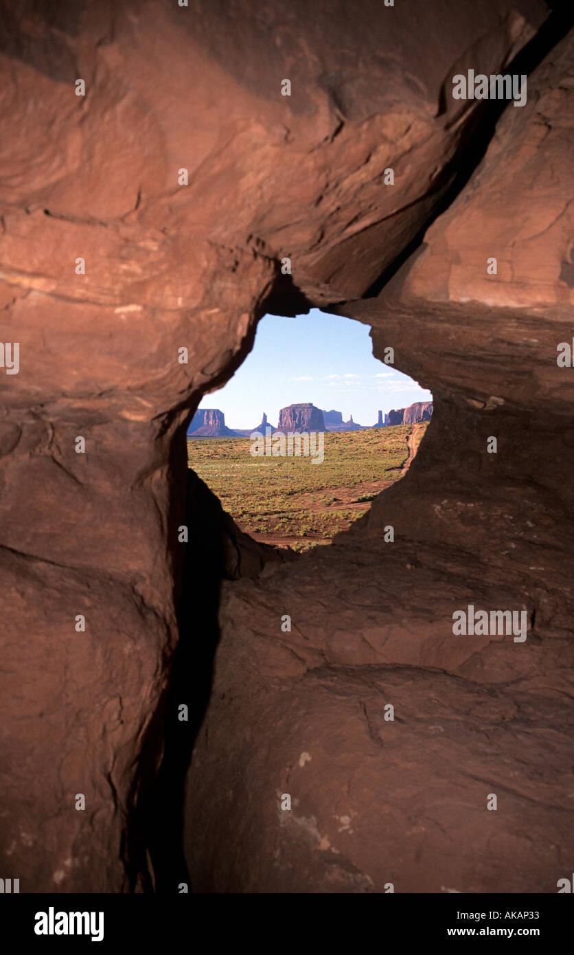 Sandstone arches in Monument Valley USA Stock Photo - Alamy