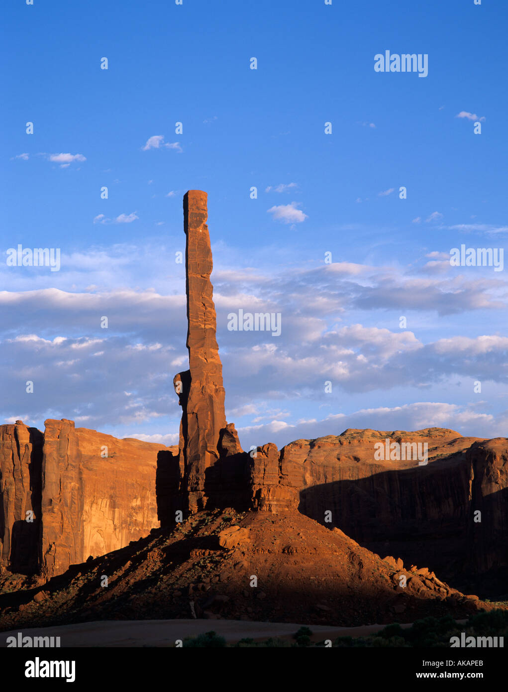 Totem Pole Monument Valley Navajo Tribal Park Utah Arizona USA Stock ...