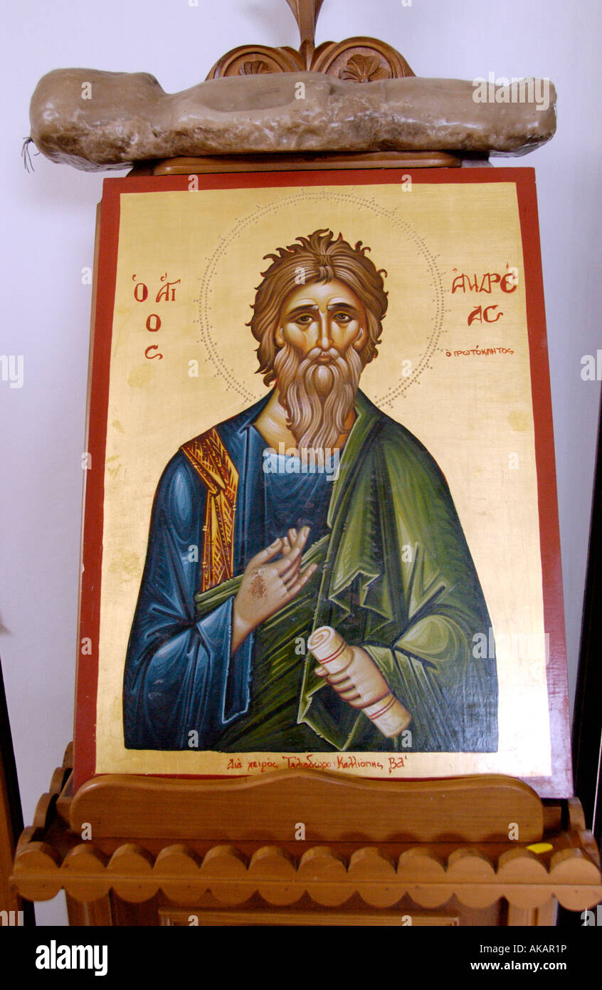 Greek orthodox church icons on cyprus hi-res stock photography and ...