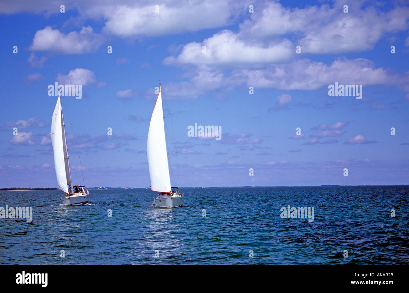 Sailing in the Abacos Bahamas Stock Photo - Alamy