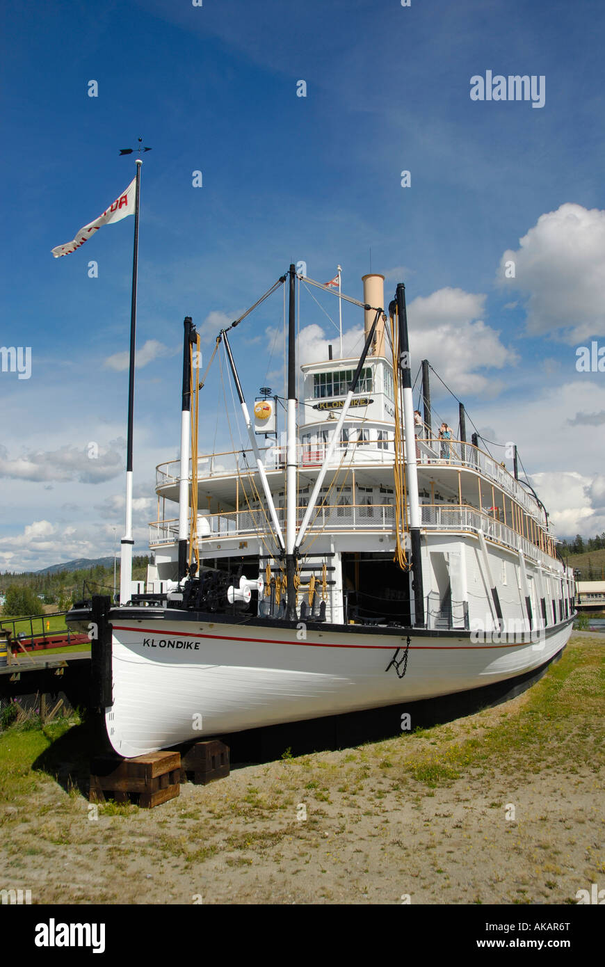 S S Klondike National Historic Site Yukon River Sternwheeler vessel ...