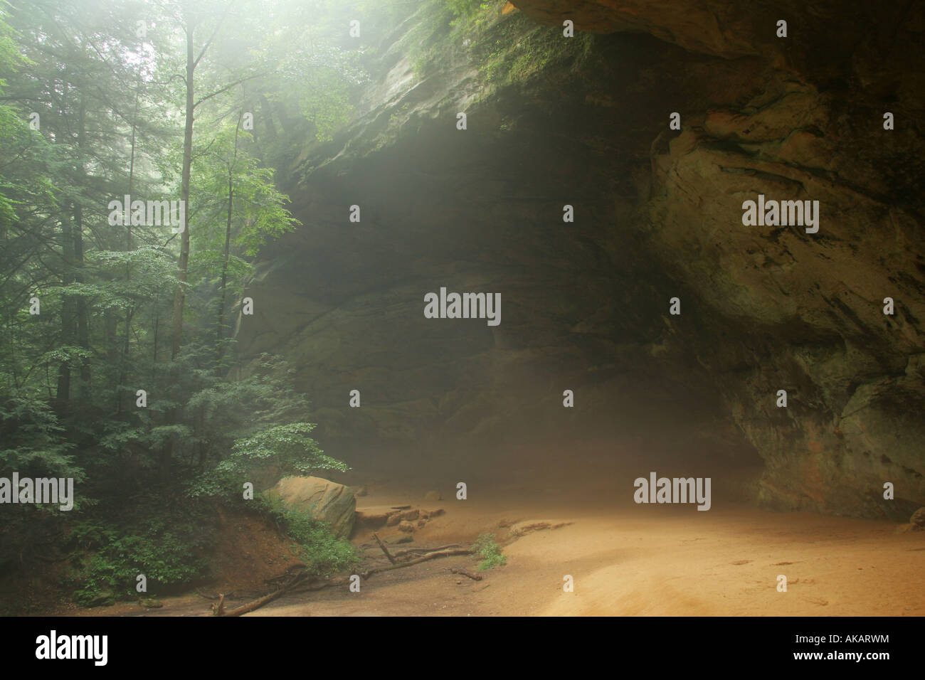 Ash Cave at Hocking Hills State Park Ohio Stock Photo - Alamy