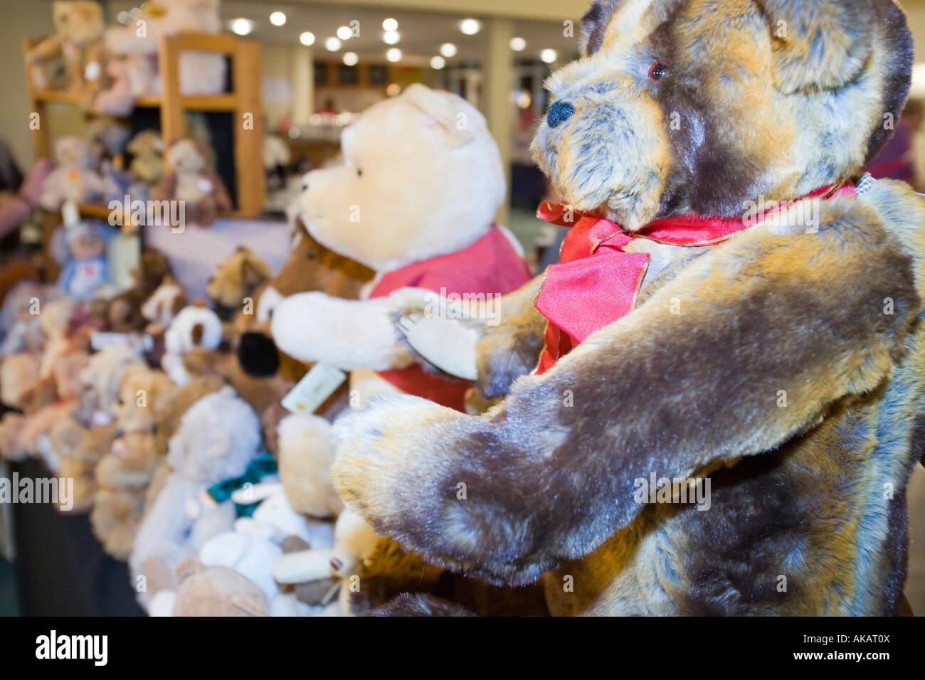 a stall selling teddy bears Stock Photo - Alamy