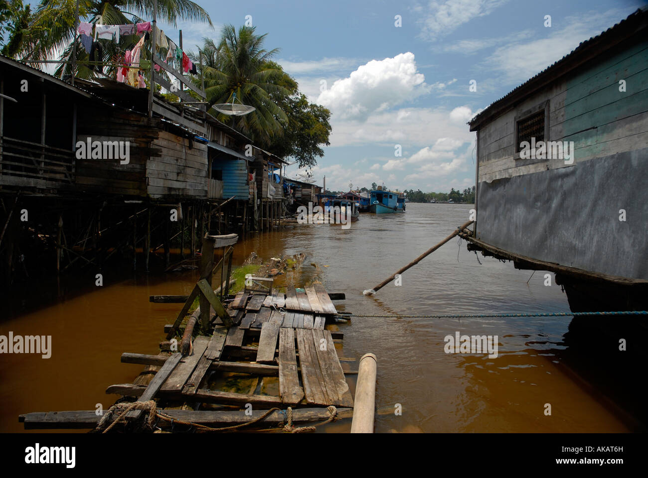 The town of Sintang thrives largely because of the trade and community ...