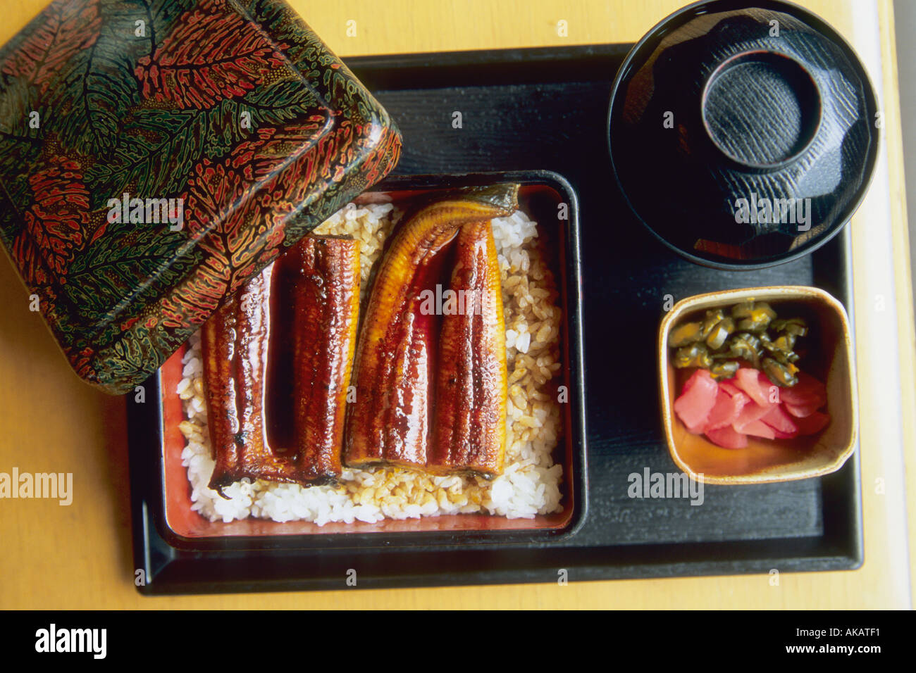 Japan grilled eel dish Stock Photo - Alamy