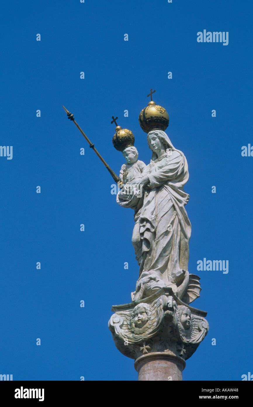Hungary Győr Gyor Holy Virgin s Column Stock Photo - Alamy