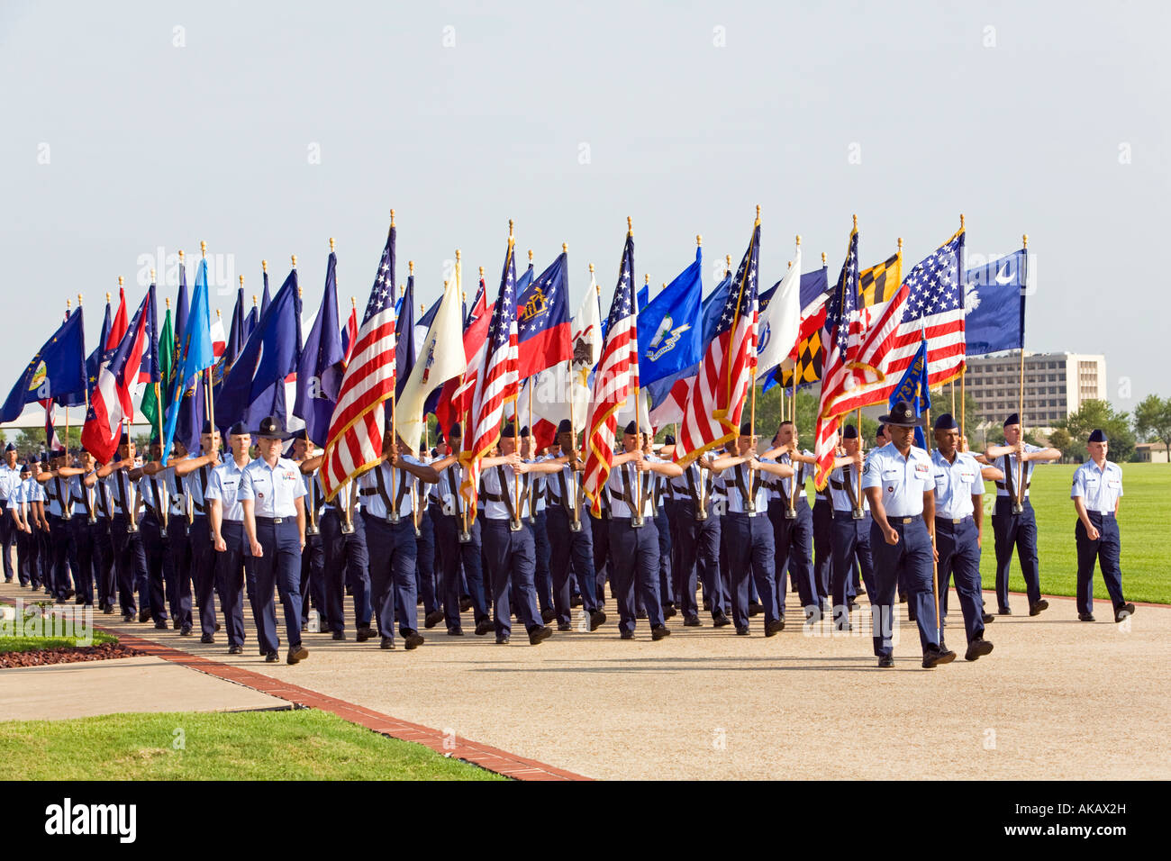 Video Of Usaf Enlisted Basic Training Graduates Marching