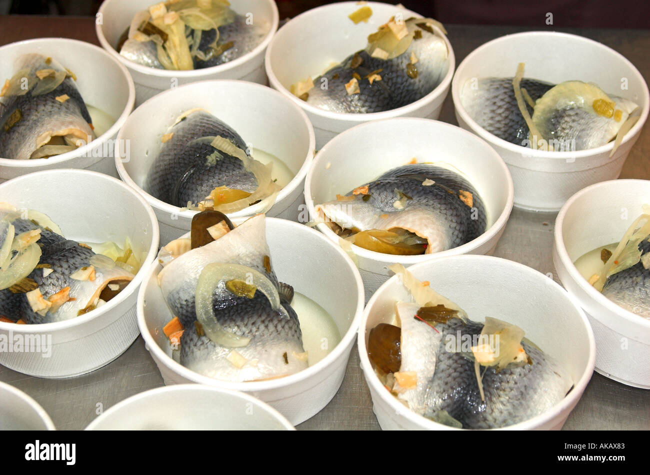 Seafood for sale at the Seafood Festival Mersea Essex Stock Photo - Alamy