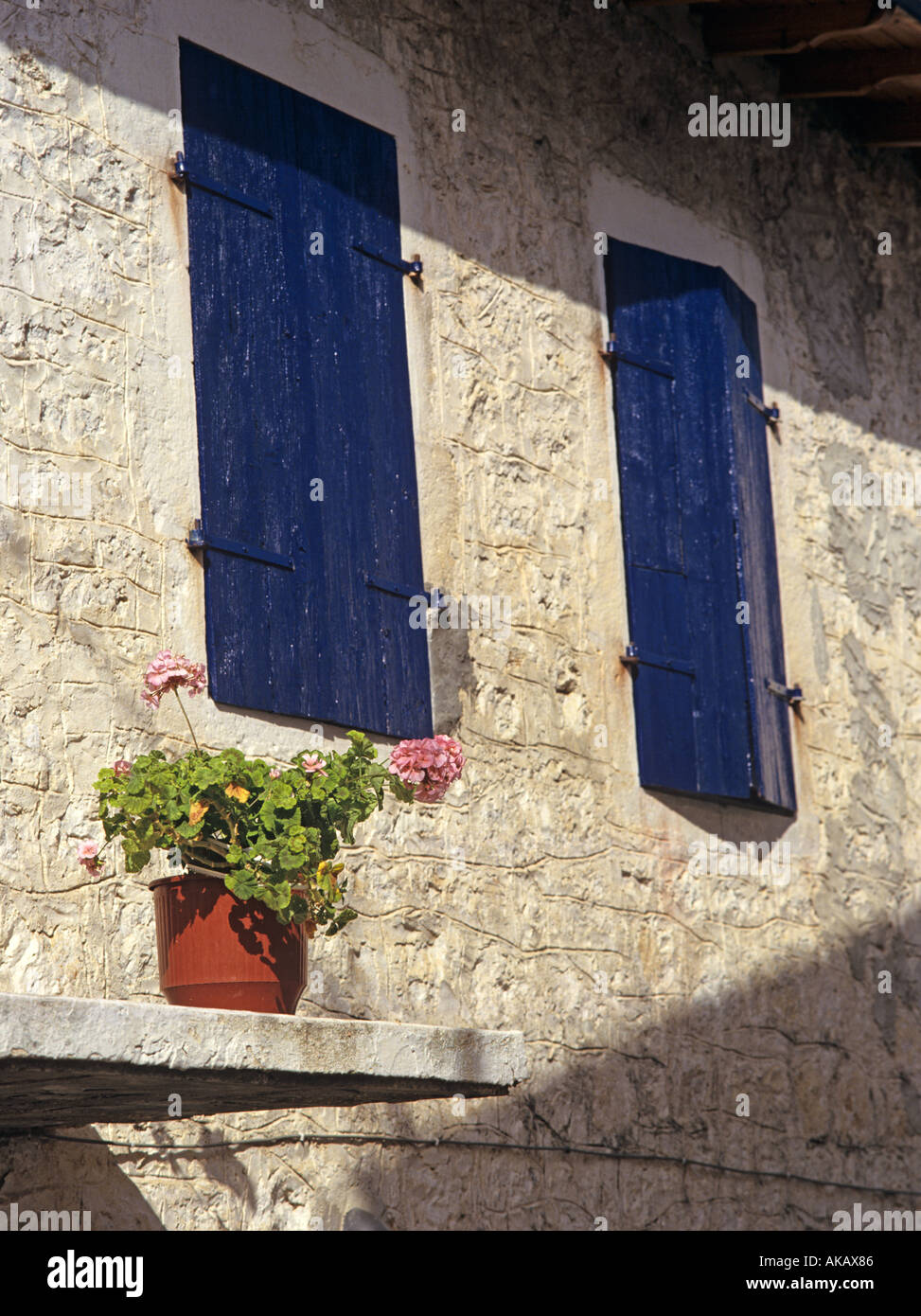 Classic greek shutters hi-res stock photography and images - Alamy
