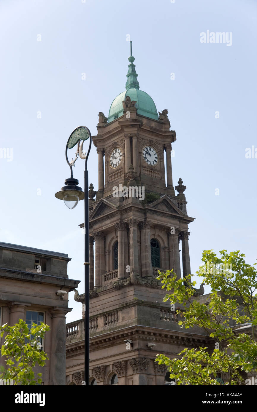 Birkenhead Town Hall in Hamilton square, Birkenhead, England Stock ...