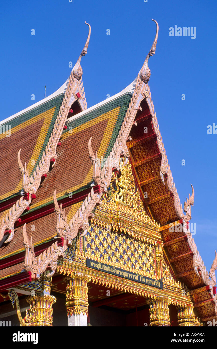 Thailand Bangkok Wat Indrawihan Stock Photo - Alamy