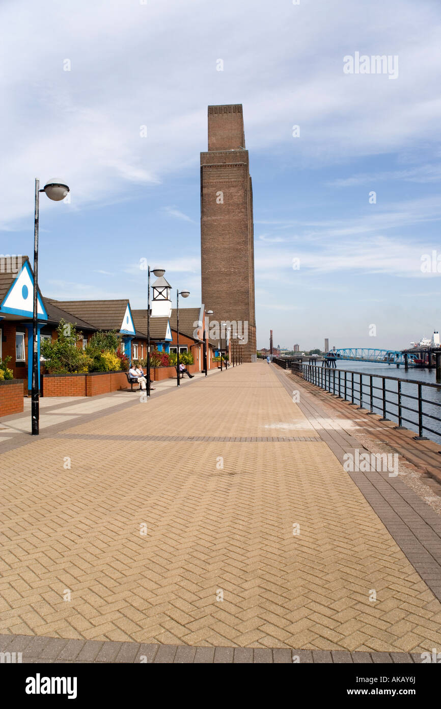 Mersey Tunnel Ventilation Shaft from the Woodside Foot Ferry ...