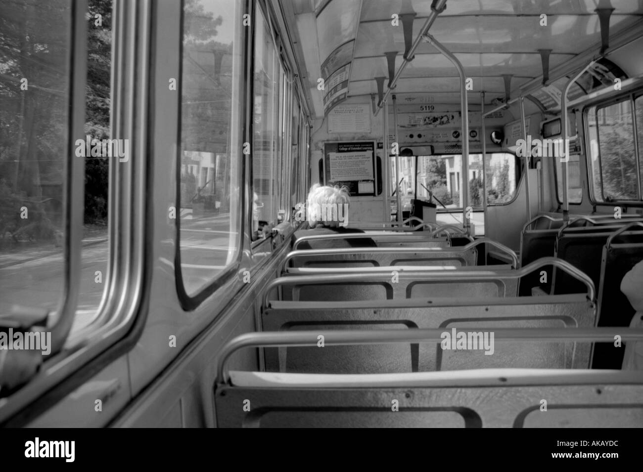 Bus in san francisco Black and White Stock Photos & Images - Alamy