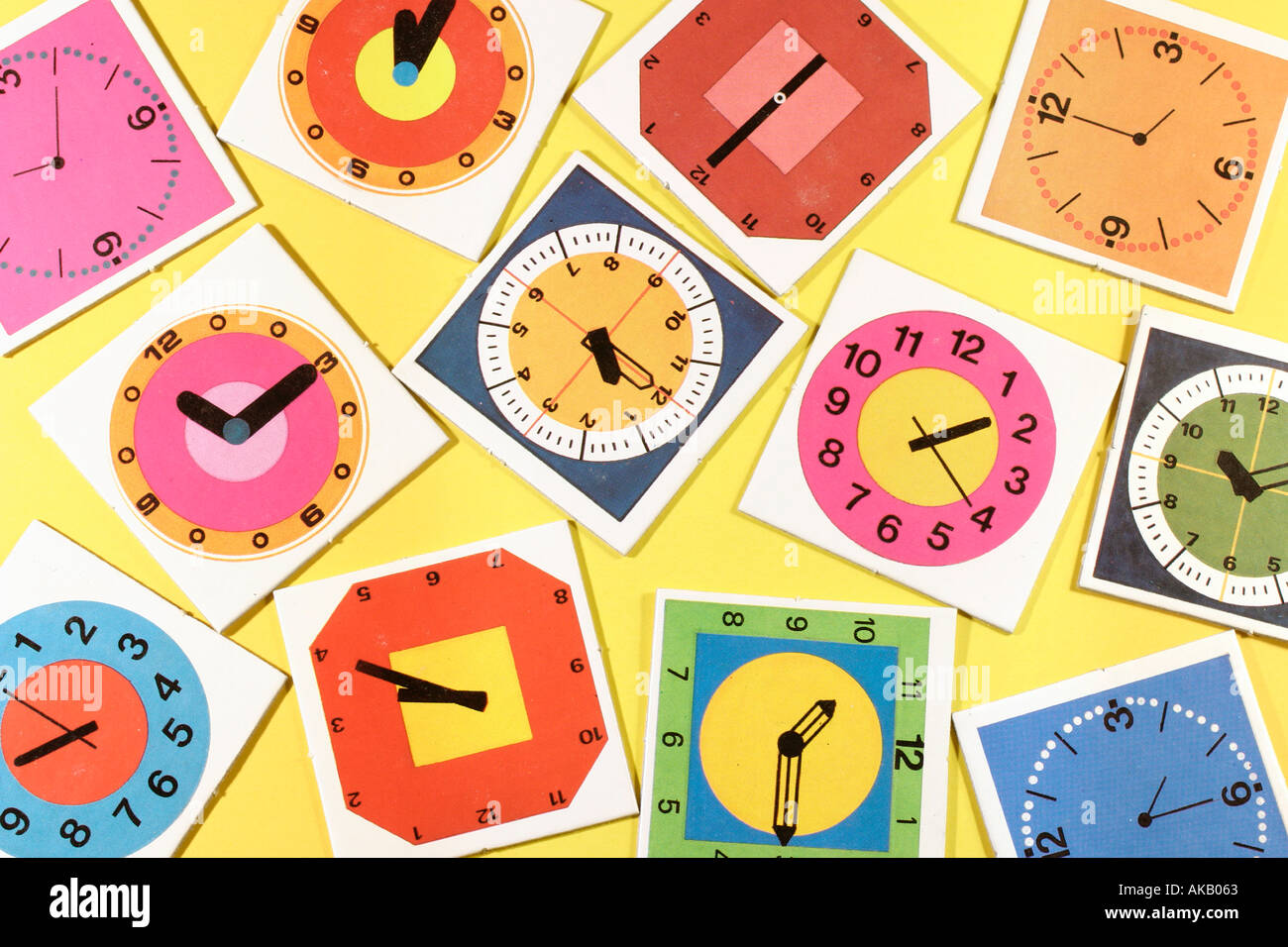 Cardboard clocks hi-res stock photography and images - Alamy
