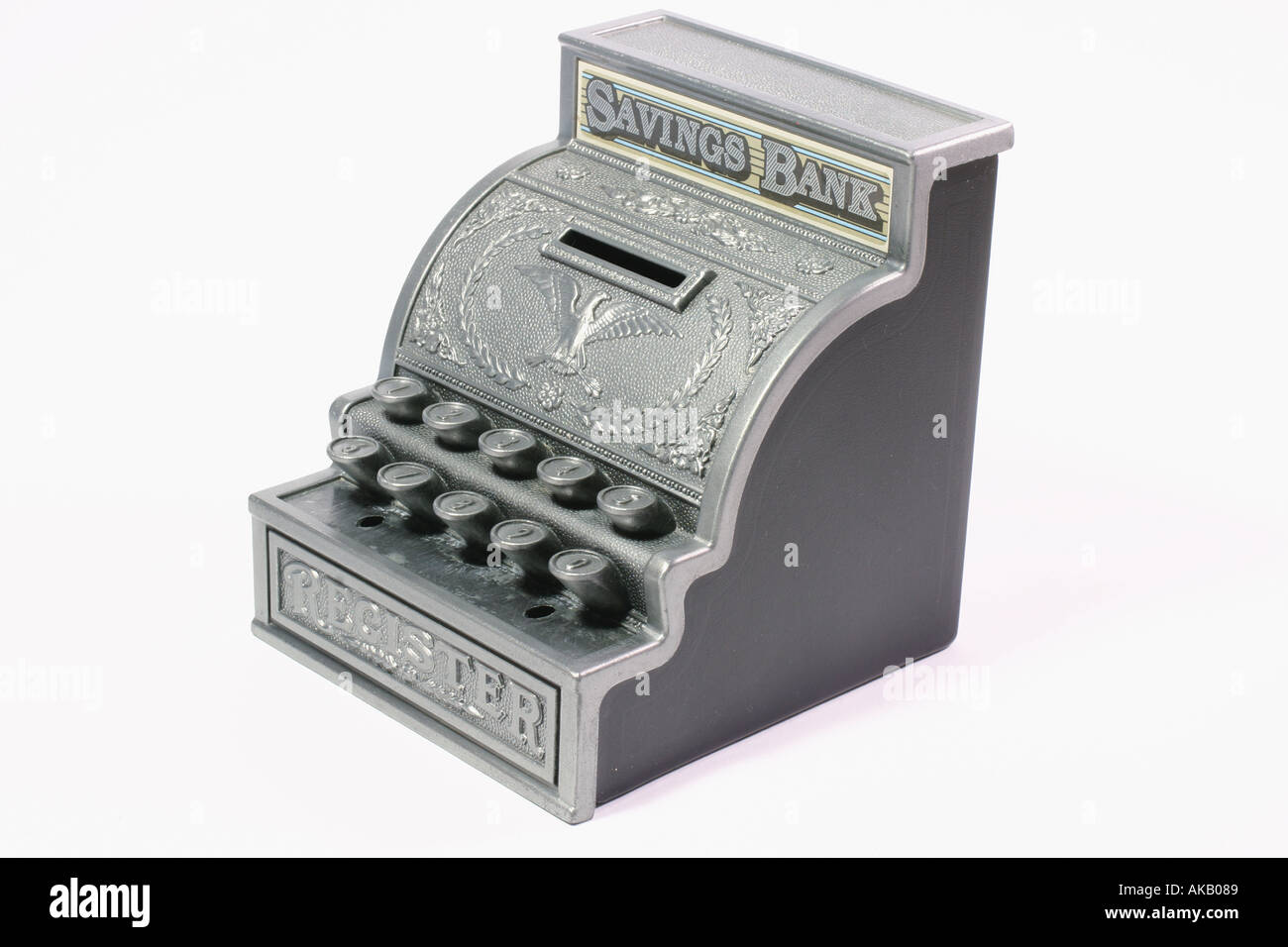 Miniature Cash Register Stock Photo - Alamy