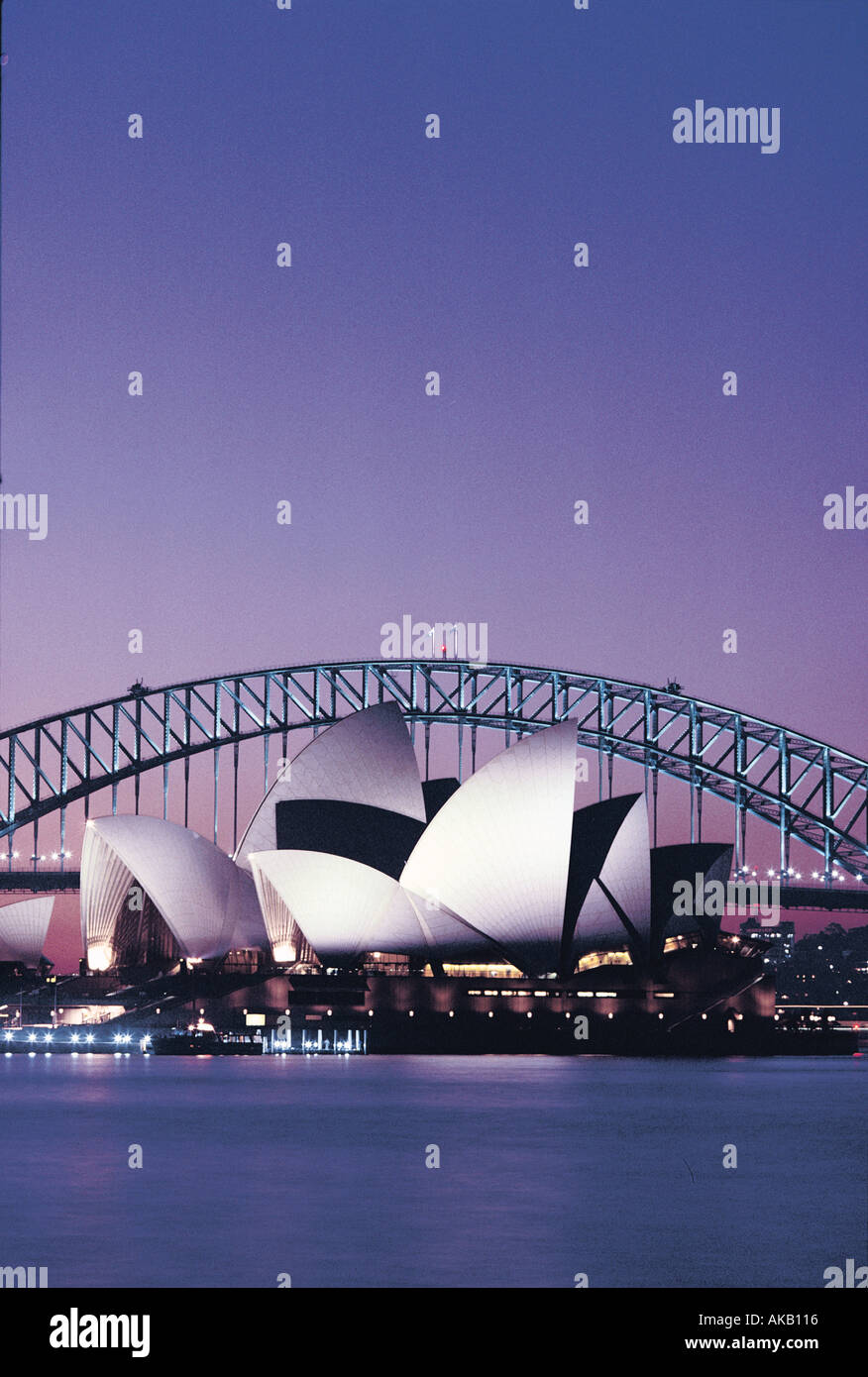 Sunset at Sydney Opera House Stock Photo - Alamy
