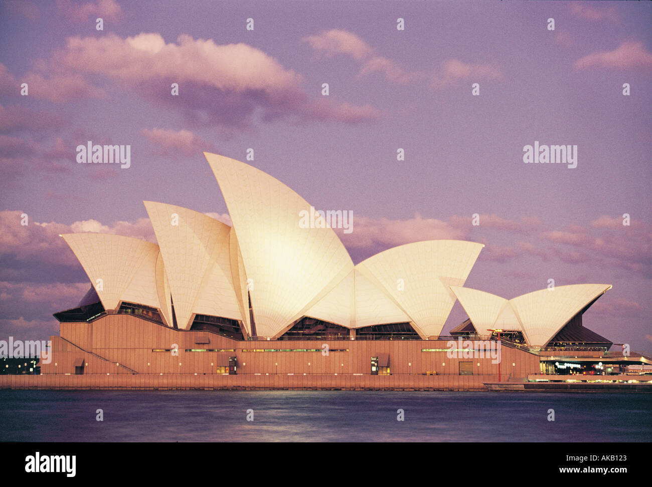 Sunset at Sydney Opera House Stock Photo - Alamy