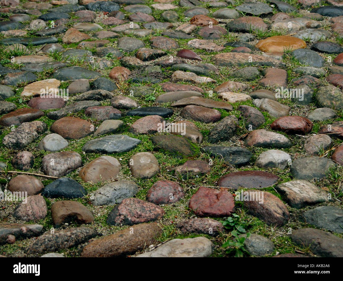 Ancient stoneroad cobble Stock Photo - Alamy