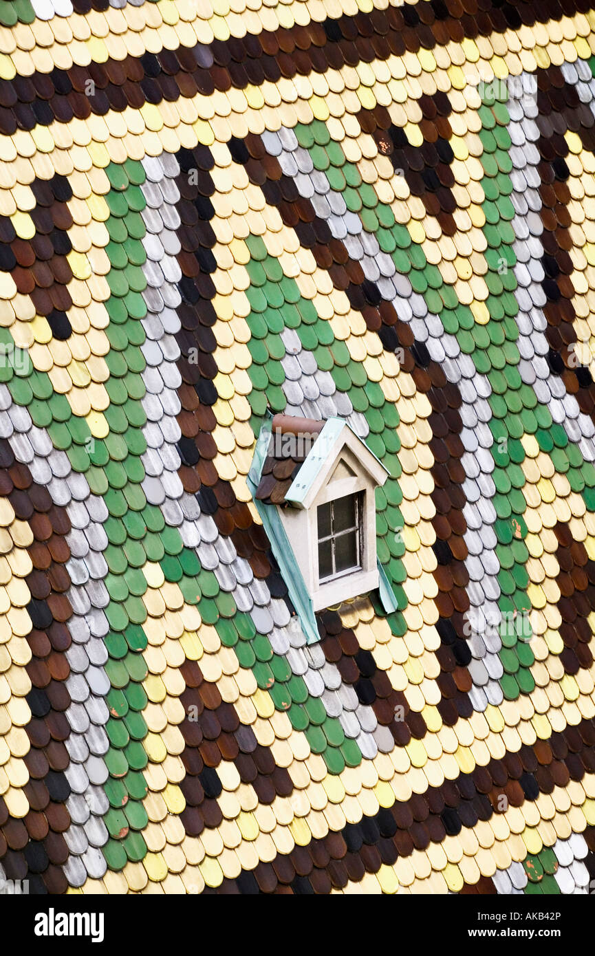 Austria, Vienna, Stephansdom (St. Stephens Cathedral) Roof Tile Detail ...
