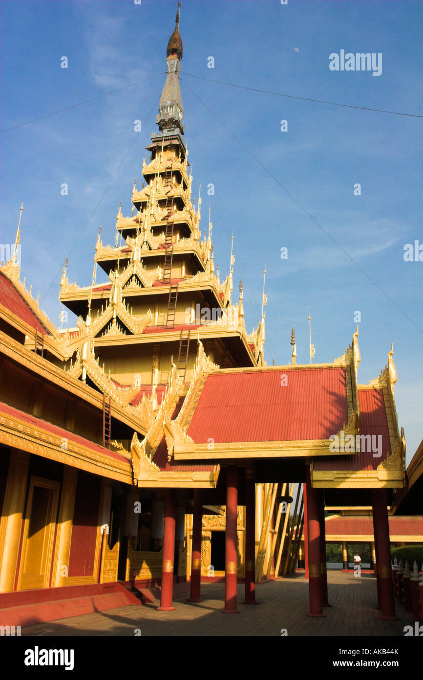 Myanmar (Burma), Mandalay, Mandalay Royal Palace Stock Photo - Alamy