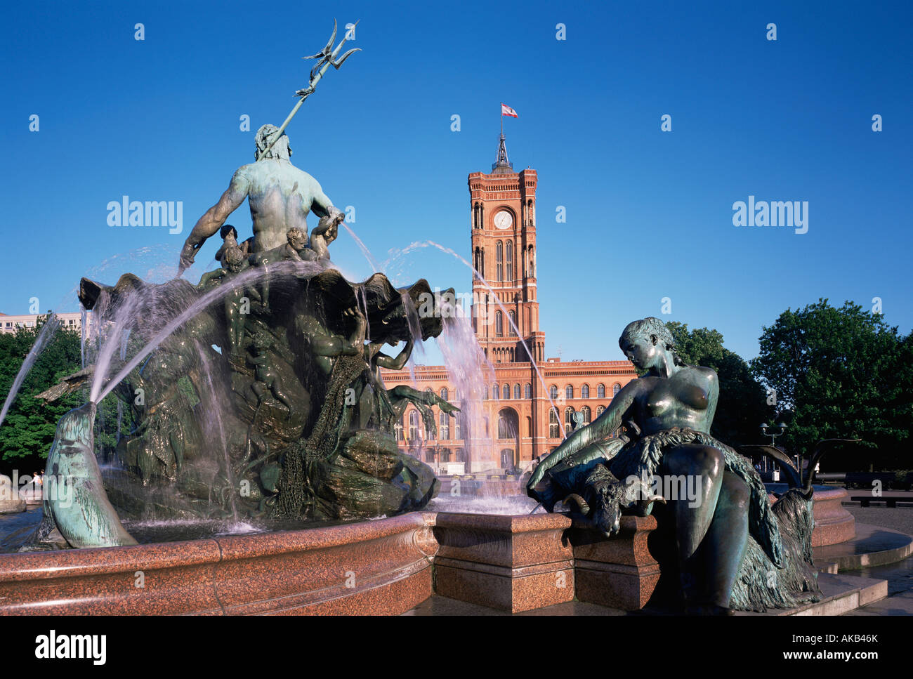Red Town Hall, Berlin, Germany Stock Photo - Alamy