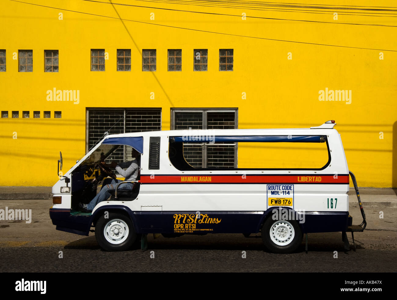 A modern jeepney that plies the streets of Bacolod City and surrounding ...