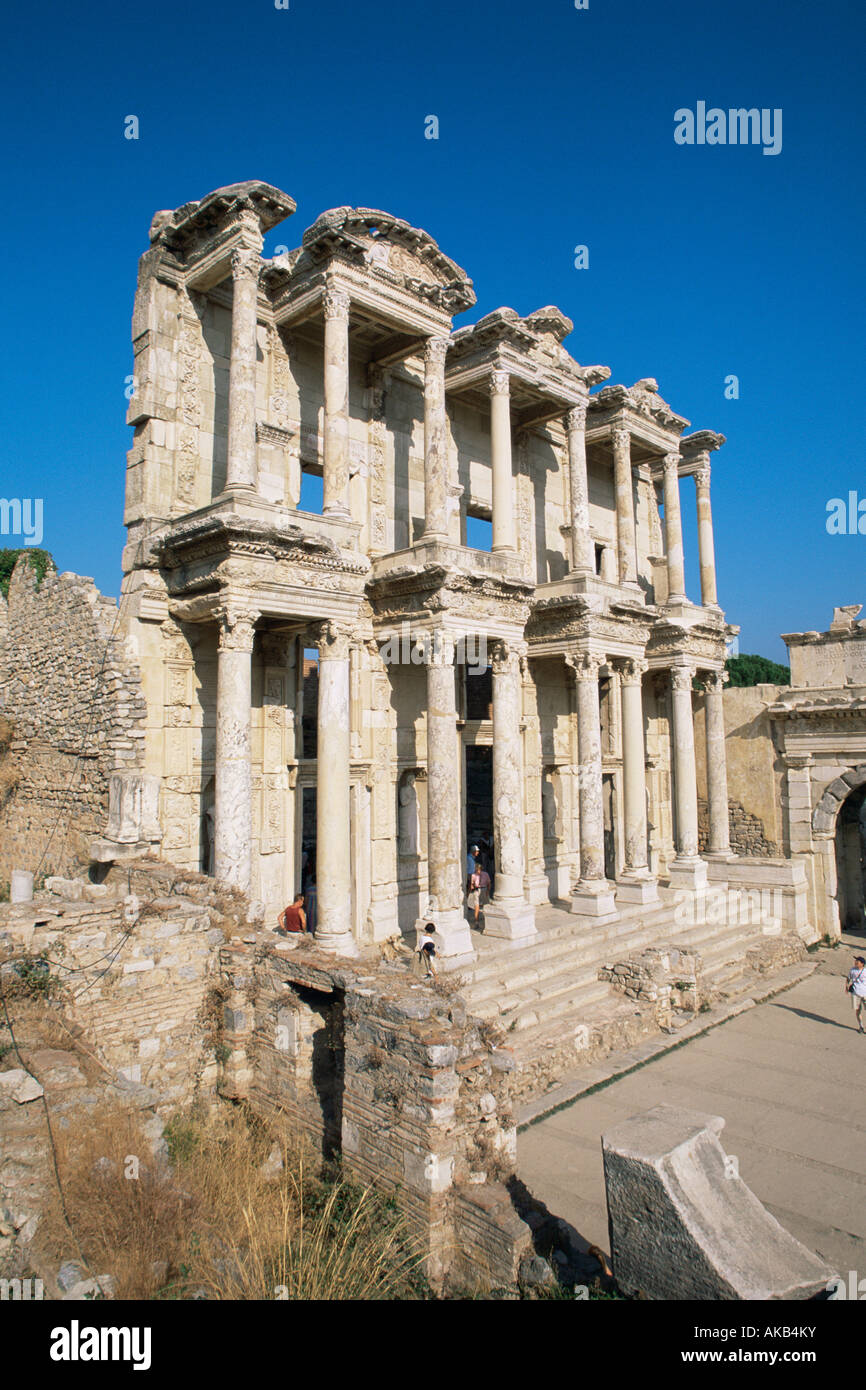 Library of Celsus, Ephesus, Turkey Stock Photo - Alamy