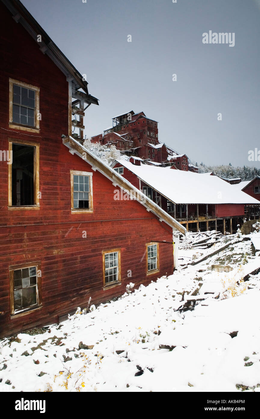 USA, Alaska, Kennecott National Historic Monument, Kennecott Mill Town ...