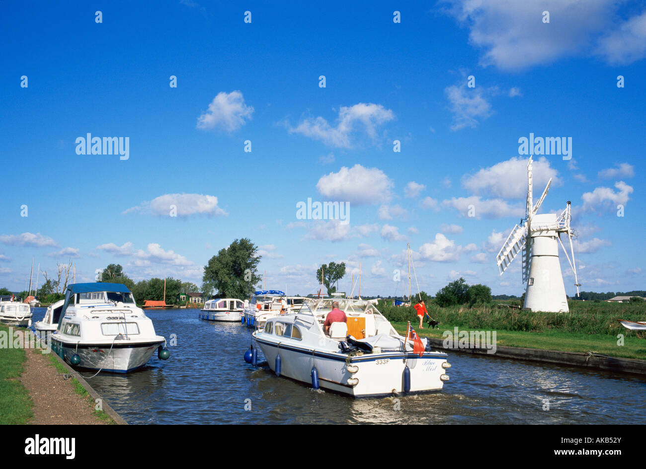 England, Norfolk, Norfolk Broads, River Thurne Stock Photo - Alamy
