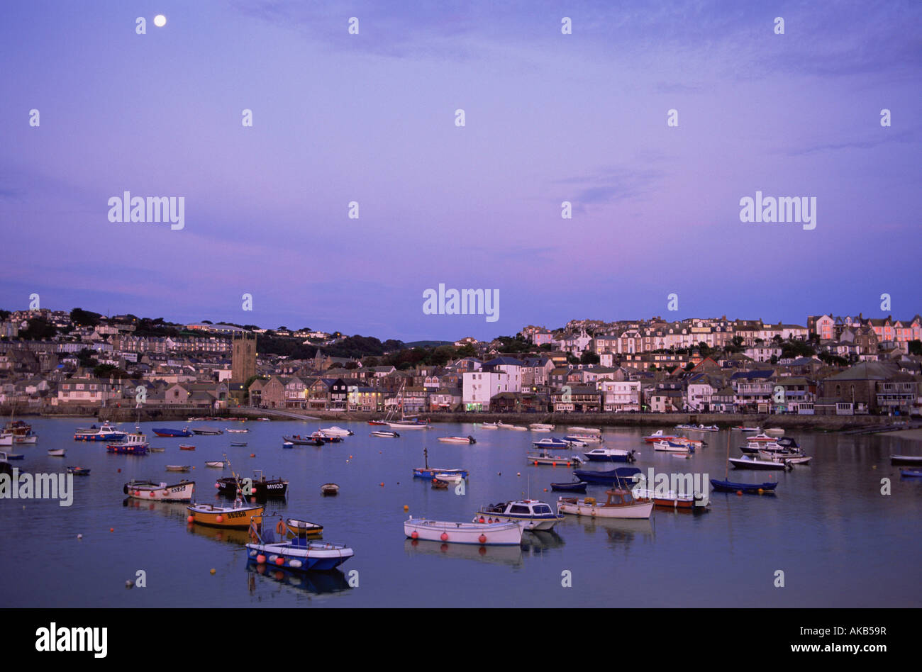 England, Cornwall, St Ives, Dawn over St Ives Stock Photo - Alamy