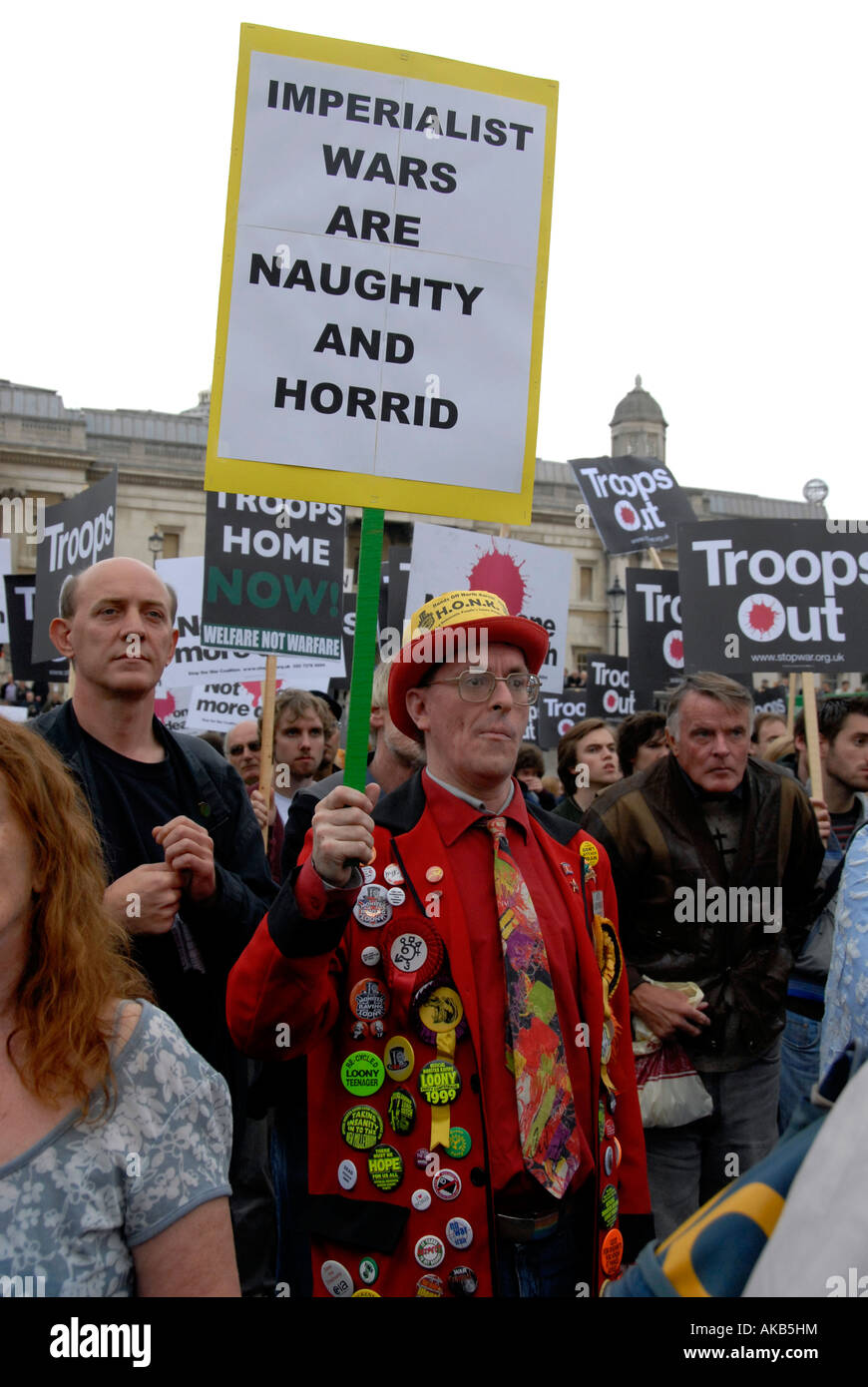 Stop the War demonstration Oct 8th 2007 which initially was banned but ...