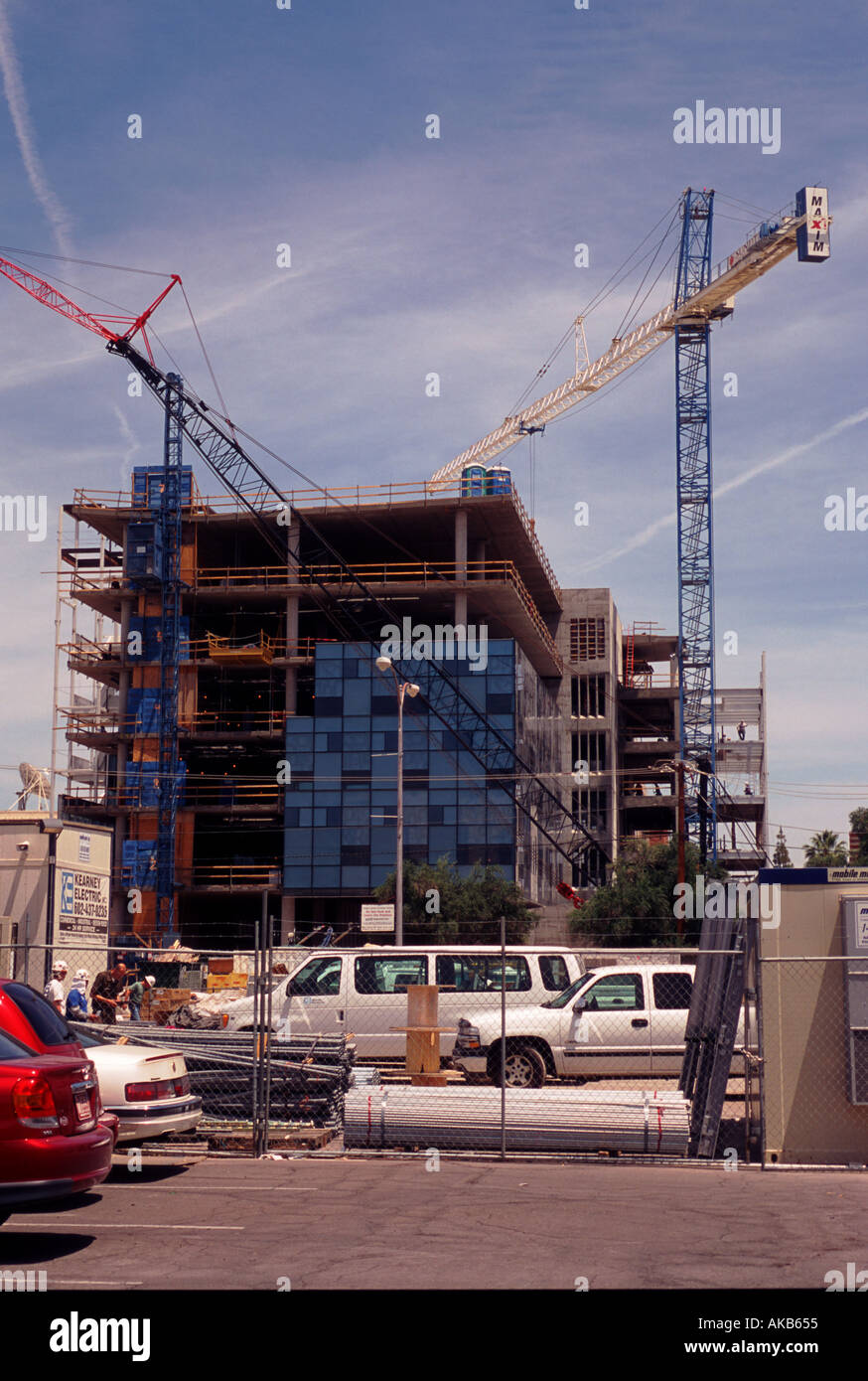 Construction of a new University building in Tempe, AZ Stock Photo - Alamy