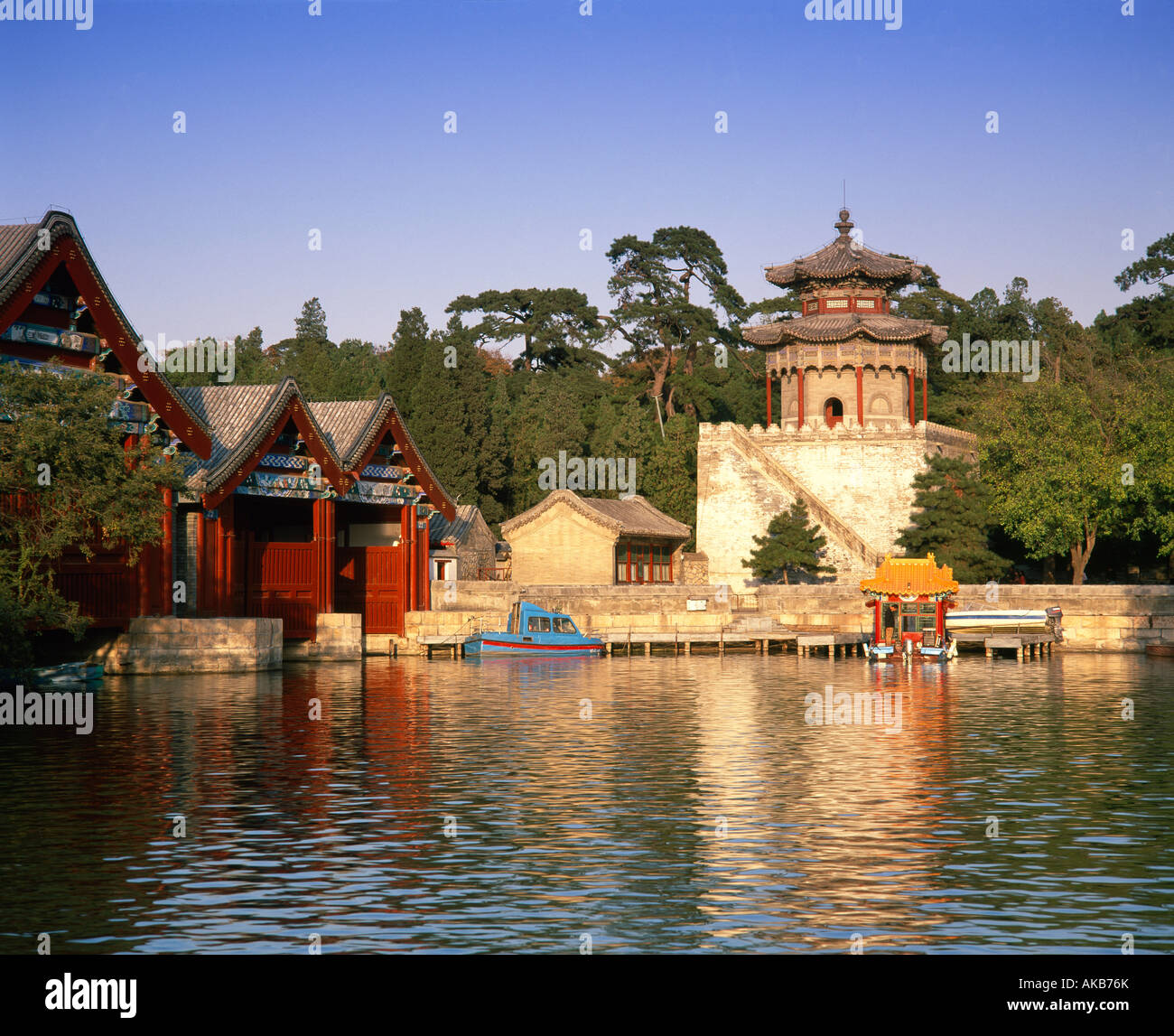 Kunming Hu lake, Summer Palace Park, Summer Palace, Beijing, China ...
