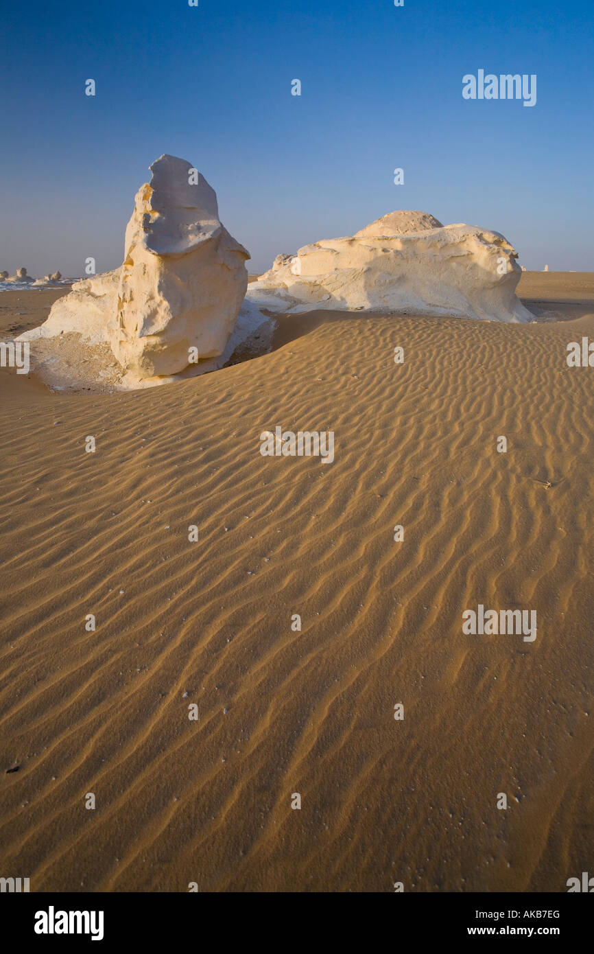 White Desert, Western Egypt Stock Photo - Alamy