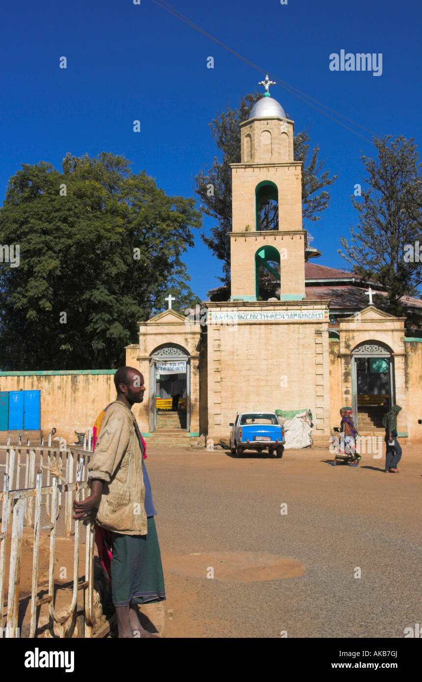 Ethiopia, Harar, Medhane Alem Cathedral which was originally an ...