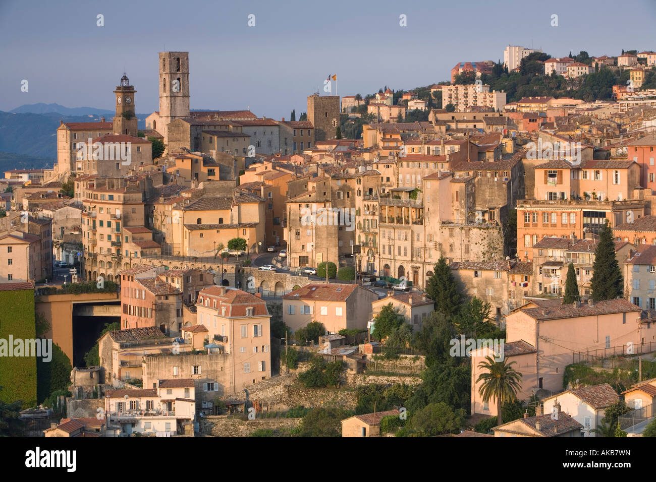City Overview, Grasse, Provence, France Stock Photo - Alamy