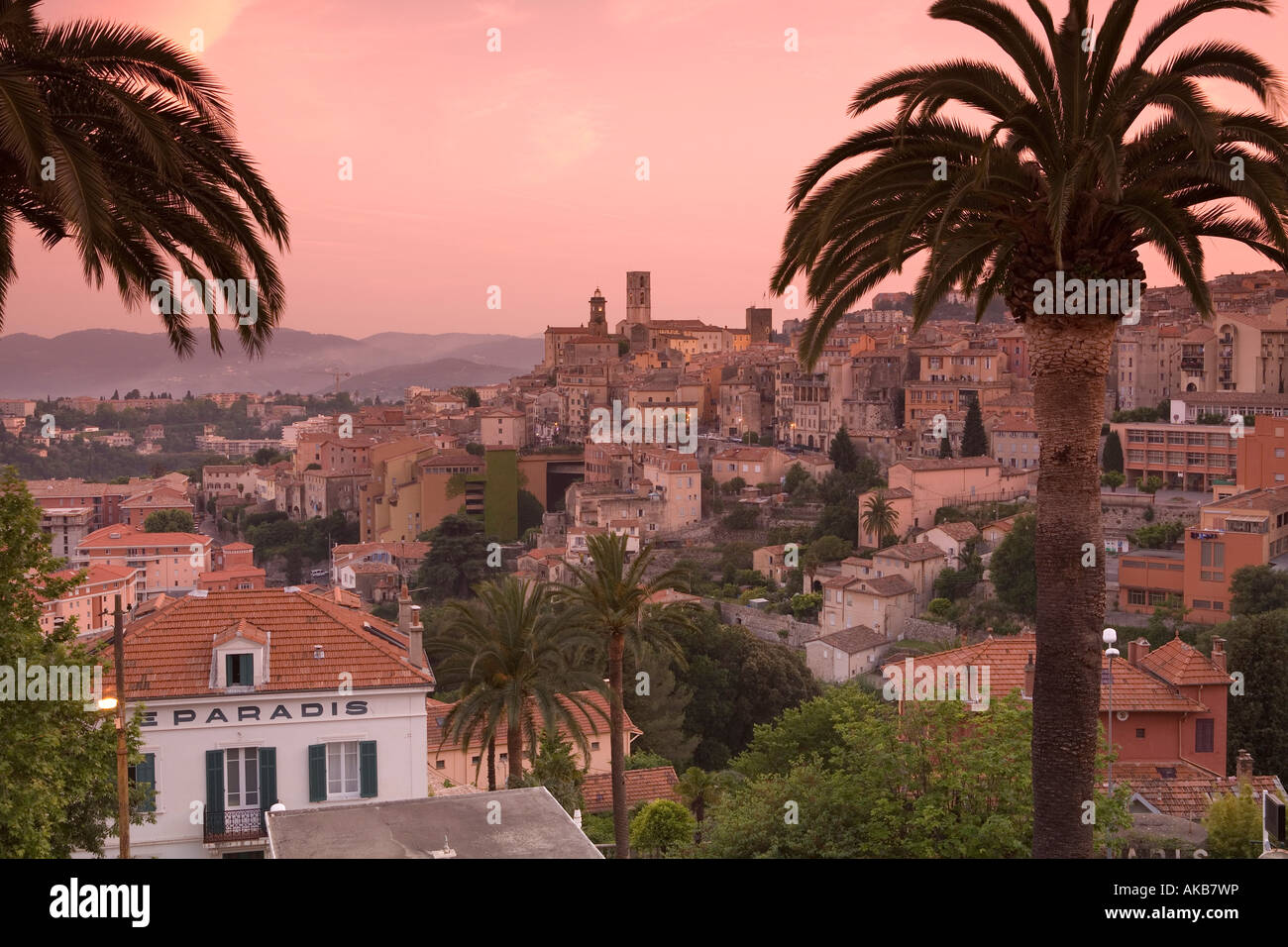 City Overview, Grasse, Provence, France Stock Photo - Alamy