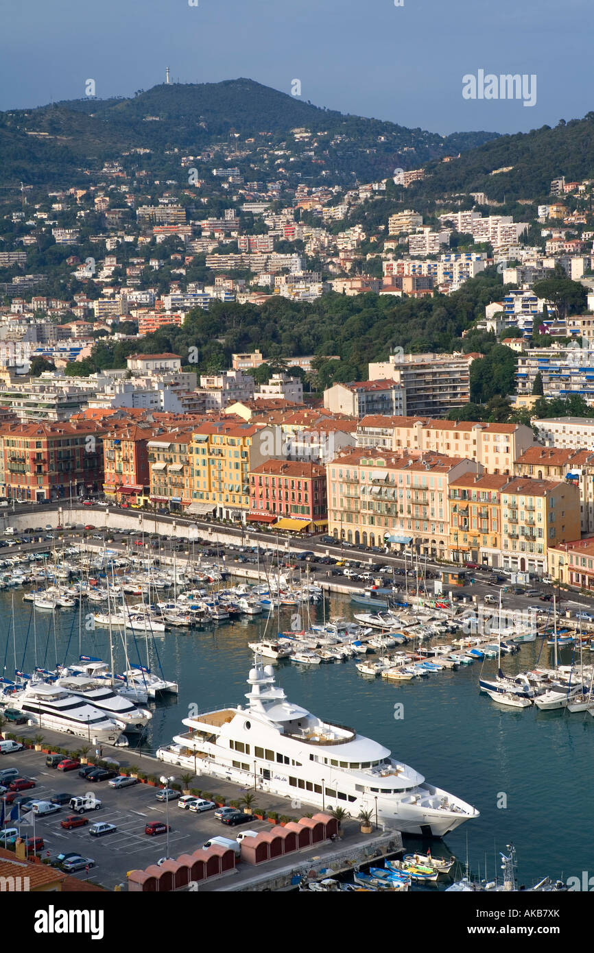Nice Harbour, Cote d'Azur, France Stock Photo - Alamy