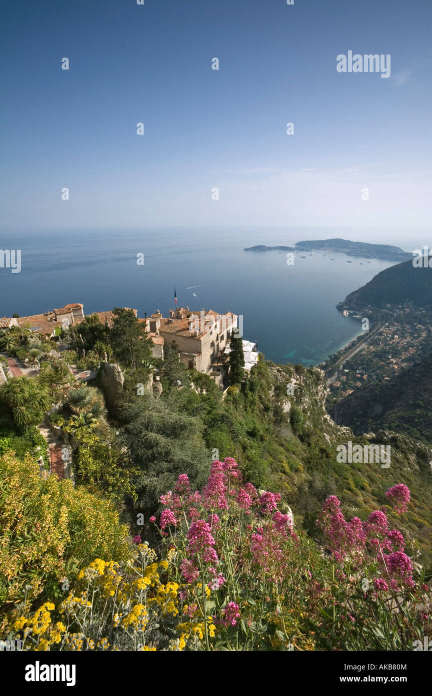 Eze, French Riviera, Cote d'Azur, France Stock Photo - Alamy