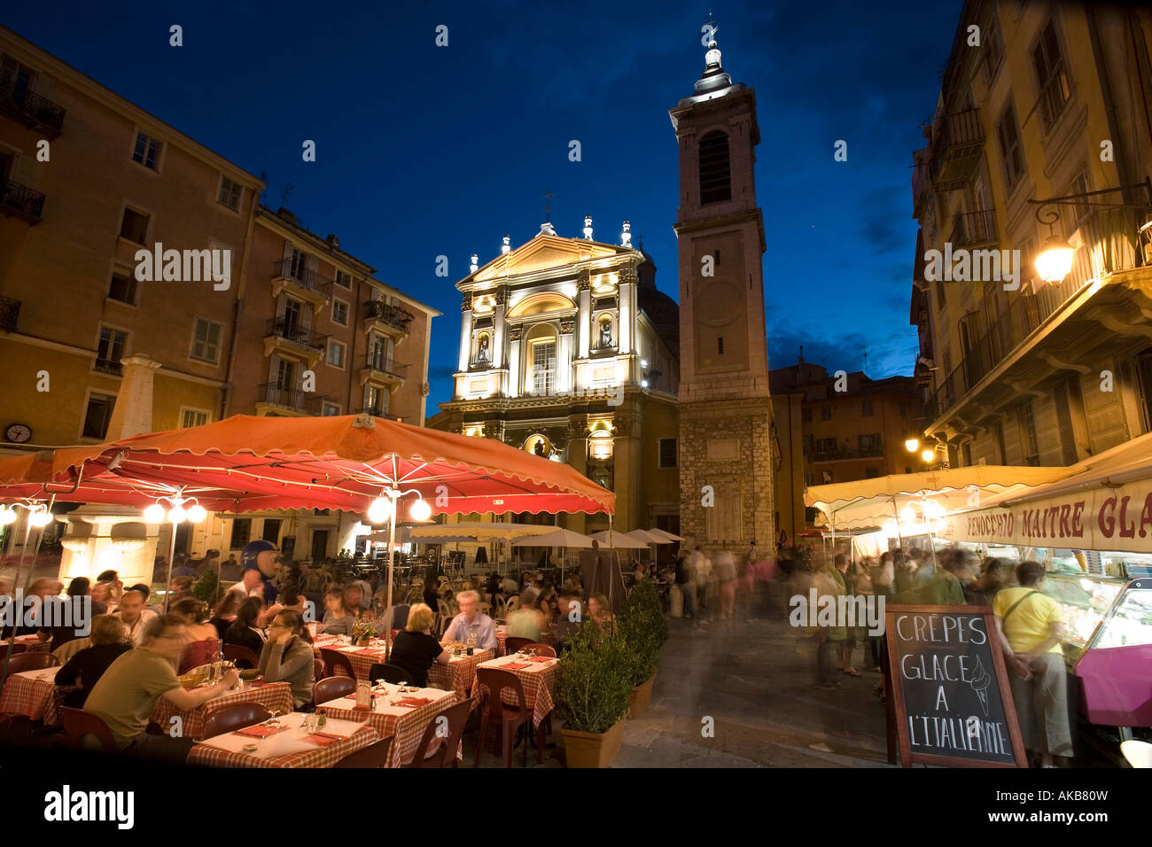 Place Rosetti & Cathedrale Ste-Reparate, Nice, Cote d'Azur, France ...