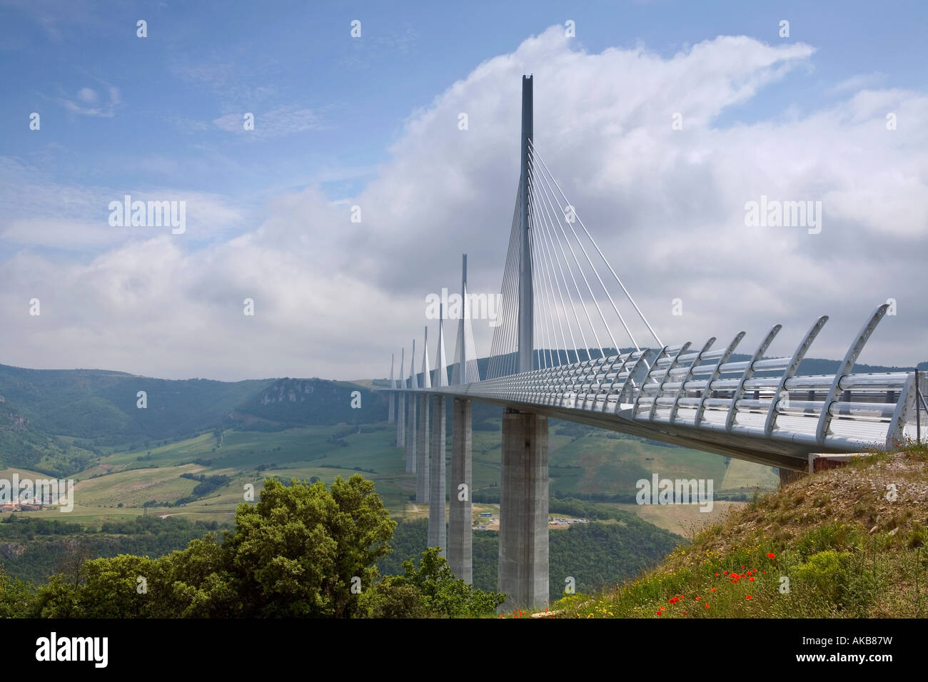 Bridge Millau, Tarn valley, France Stock Photo - Alamy