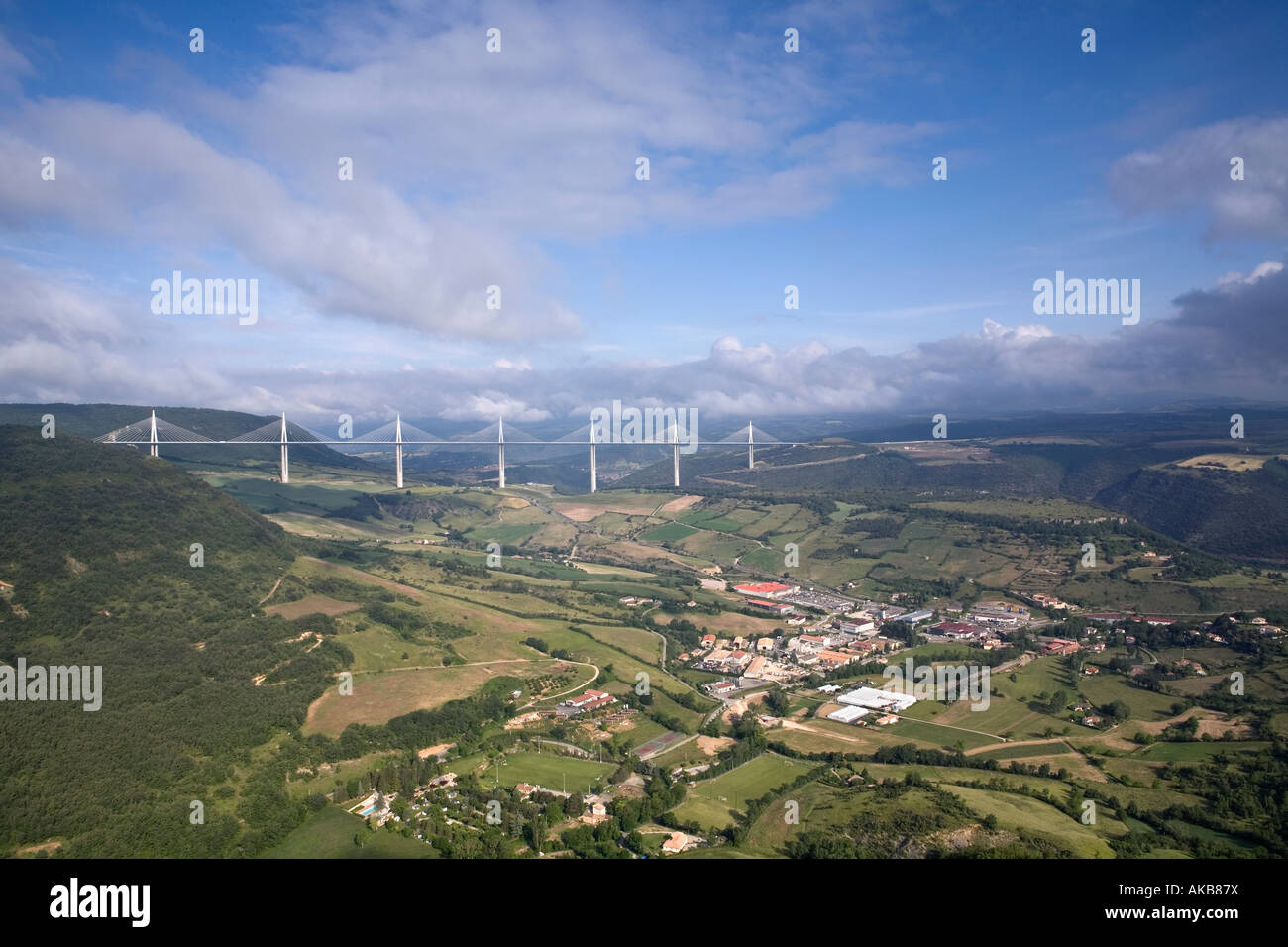 Bridge Millau, Tarn valley, France Stock Photo - Alamy