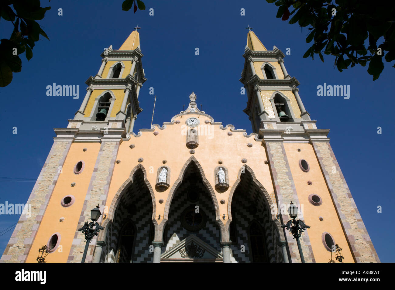 Mexico, Sinaloa State, Mazatlan, Old Mazatlan, Cathedral (b.1890 Stock ...