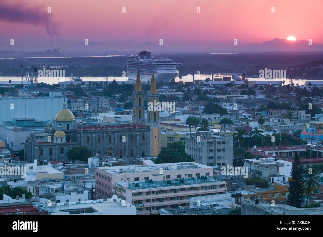 Mexico, Sinaloa State, Mazatlan skyline Stock Photo - Alamy