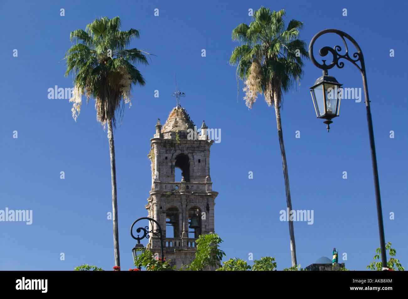 Mexico, Sinaloa State, Copala, Town Square Church Stock Photo - Alamy