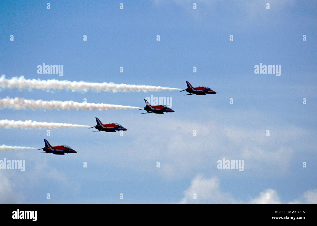 Four Red Arrows Stock Photo - Alamy