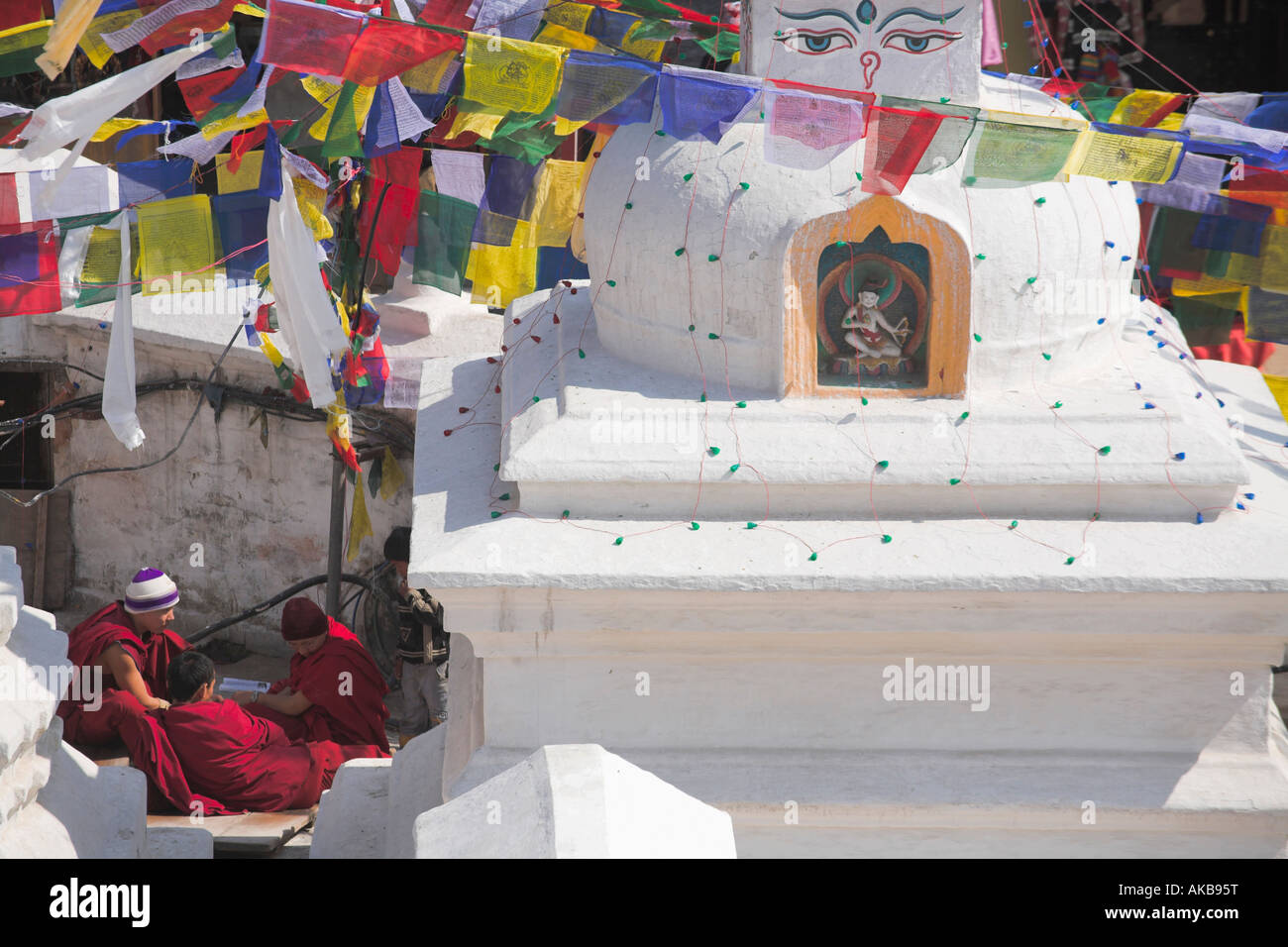 Nepal boudhanath lhosar hi-res stock photography and images - Alamy